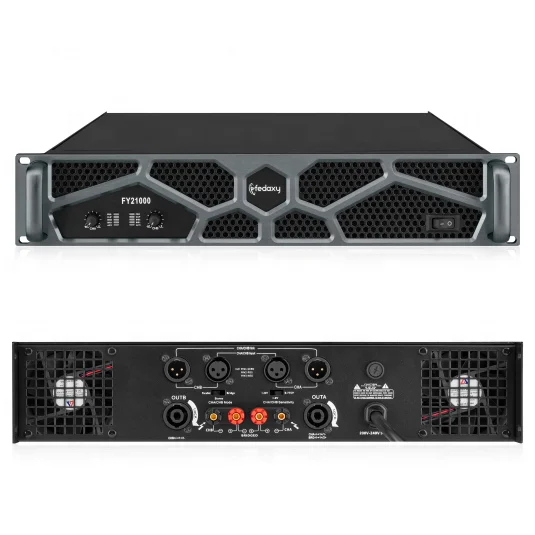 Plastic Active Powered Speaker 600watts 2 Channel Class H Receiver ...