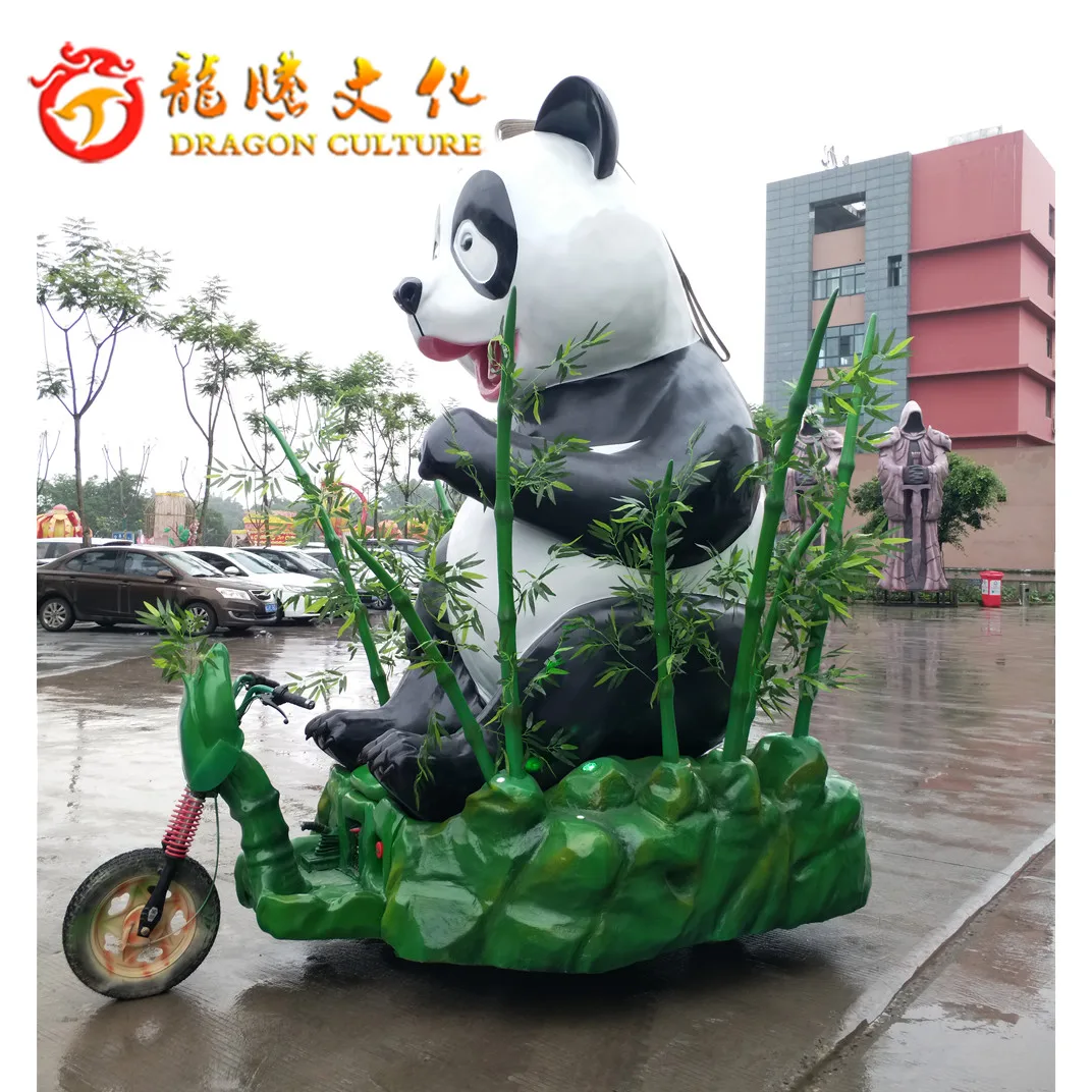 Customized Panda Parade Floats - Outdoor Fiberglass Animals