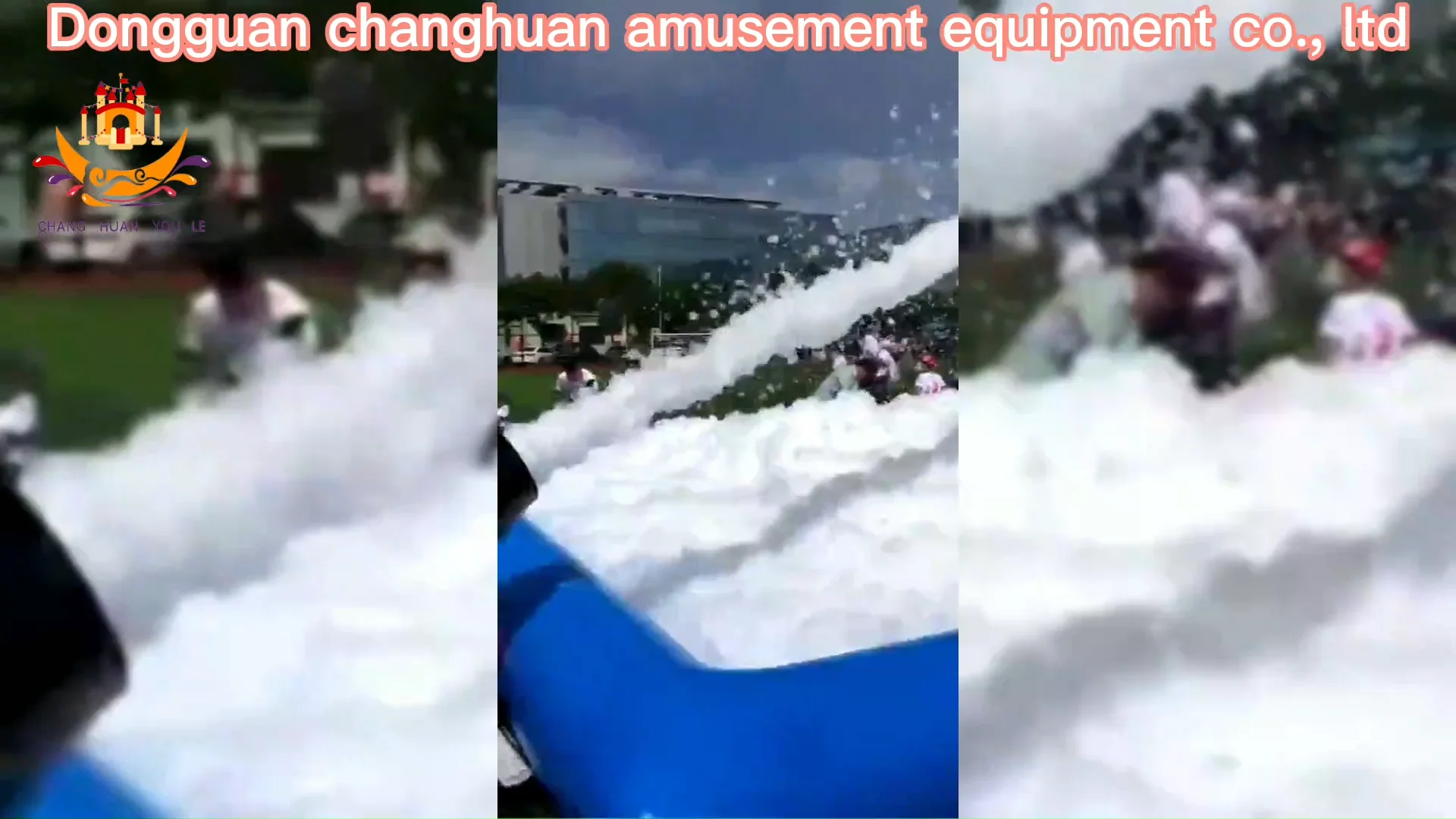 20ft Outdoor Inflatable Foam Pit With Foam Machine With Bottom For Boys ...