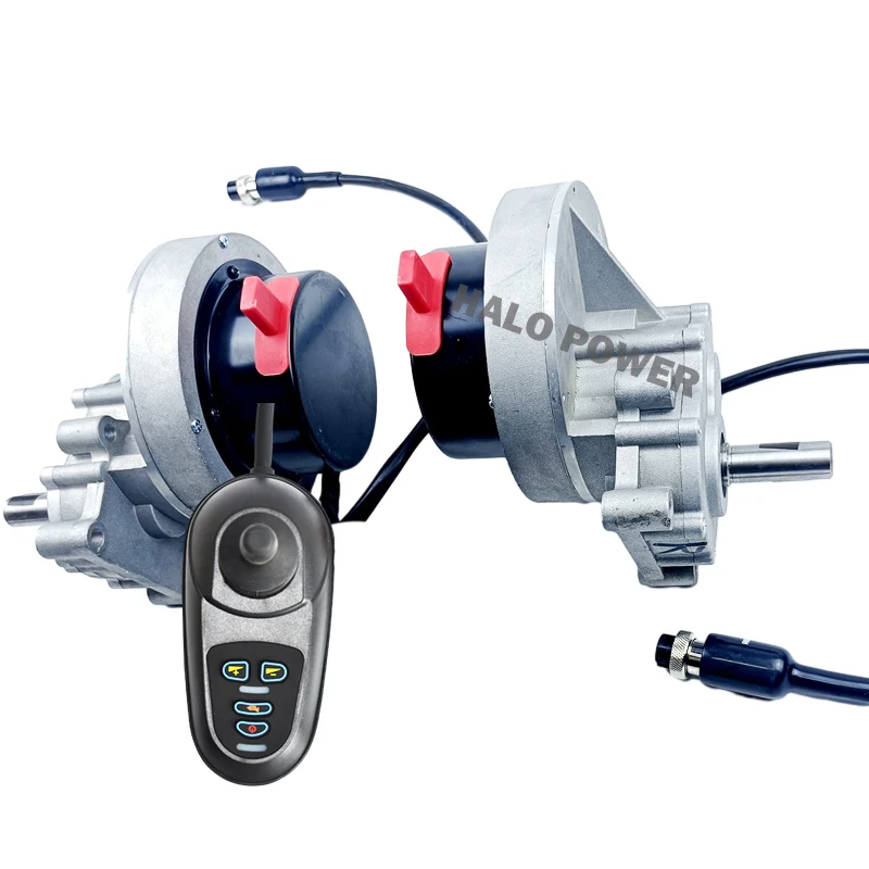 12V 24V 200W Brush Gear DC Motor for Electric Wheelchairs
