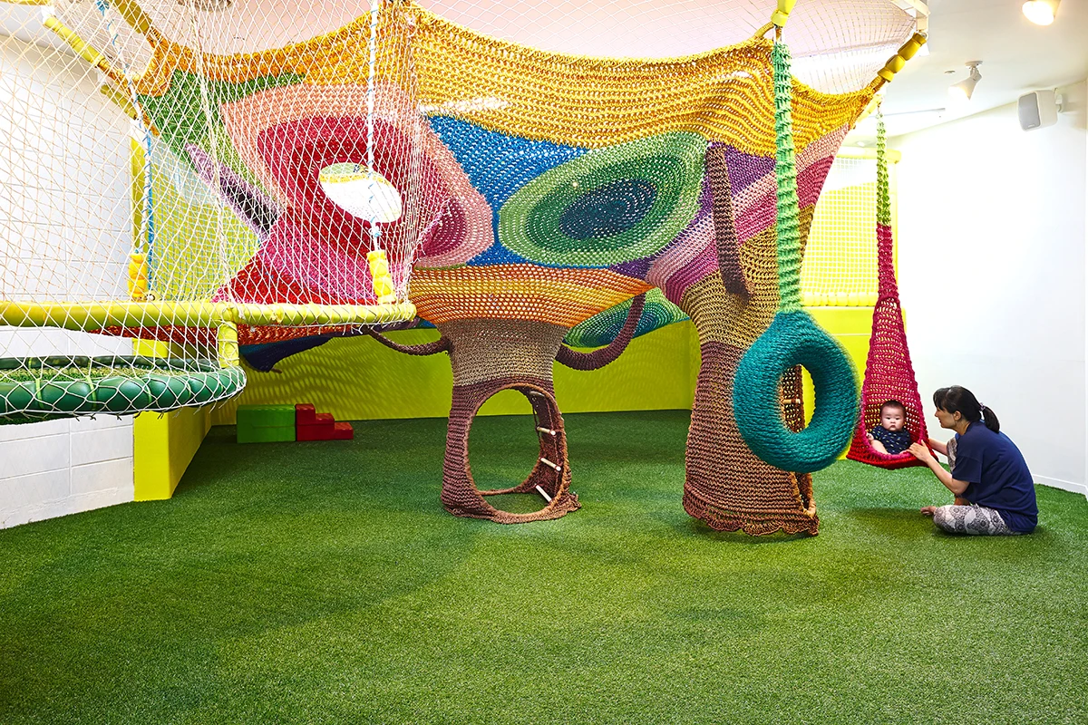 Children Crochet Rope Climbing Nets for Playground | Unpowered ...