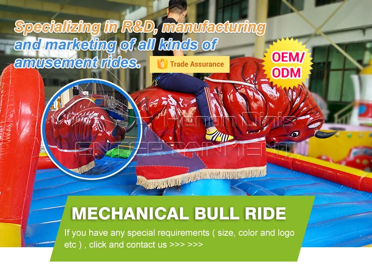 Party Inflatable Adult Games Bull Mechanical Bull Riding For Adults ...