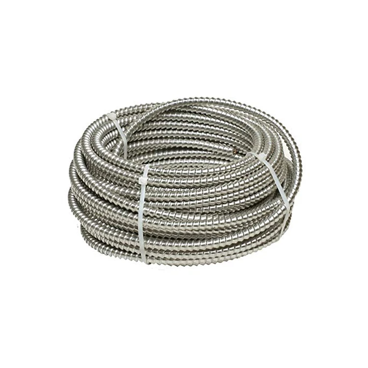 12/2 Aluminum/Copper Conductor AC90 AC 90 Flexible Interlocked Aluminum ...