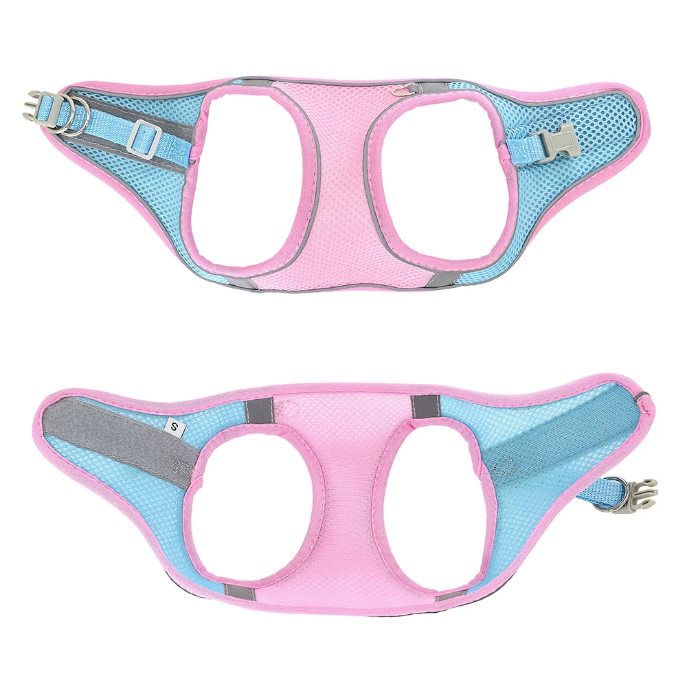 Small Puppy Dog Harness Leash Set Soft Breathable Pet Cat Harness Mesh ...