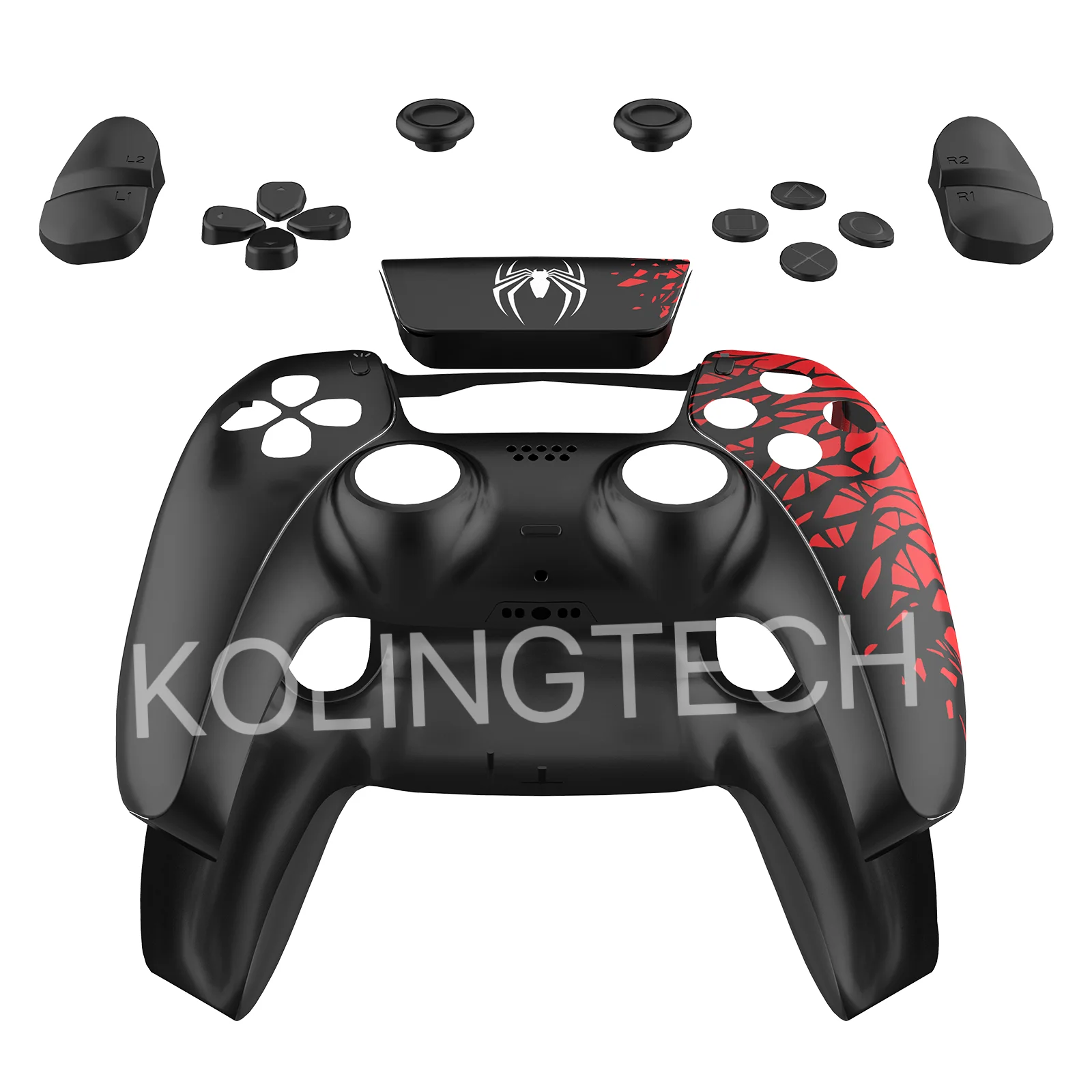 Touchpad Front Back Housing Shell for PS5 Controller DIY Replacement ...