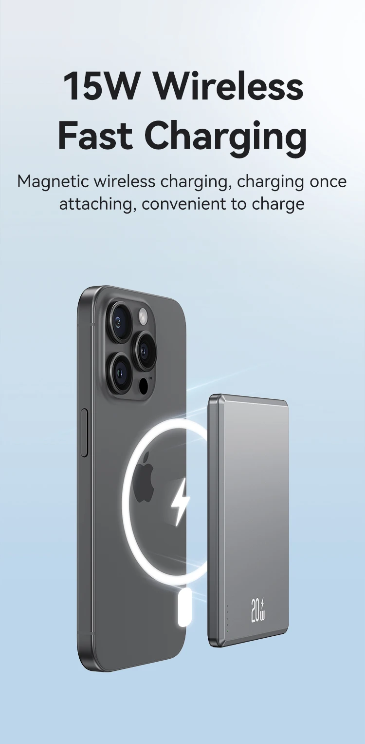 Usams 2024 Top Products Electronics Power Bank Magnetic Wireless 5000 ...