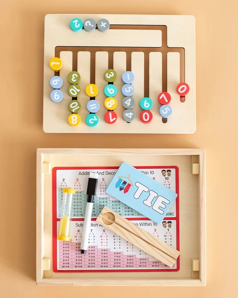 2023 New Arrival Wooden Alphabet Board Kids Montessori Toys Preschool ...