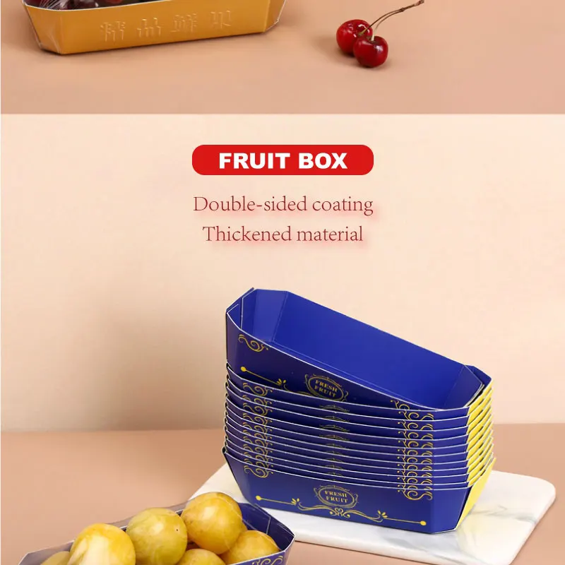 Compostable Fruit Punnet Tray Cardboard Packaging for Fruit Dragon ...