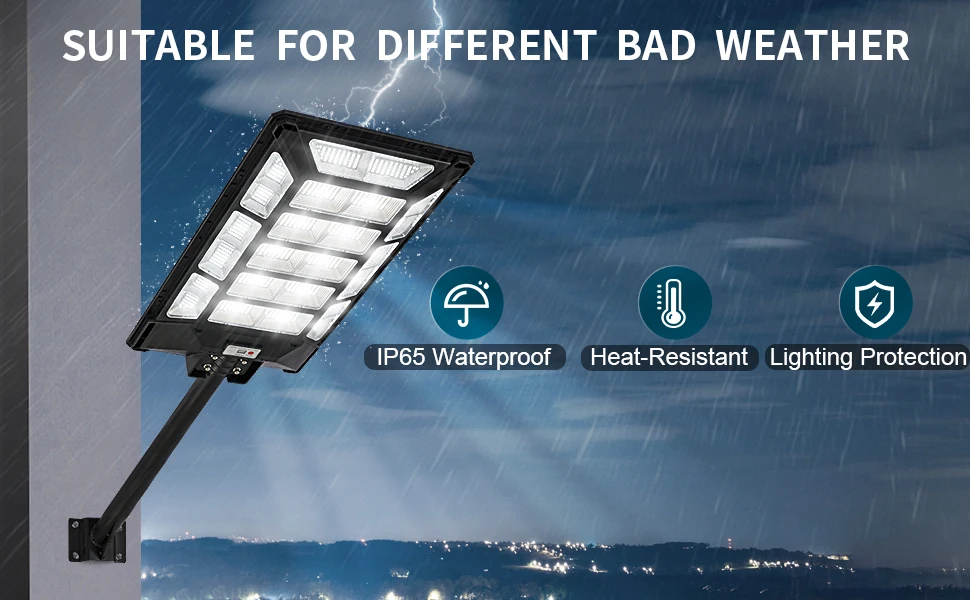 1000watt Big Size Led Solar Street Lights Outdoor Waterproof Dusk To ...