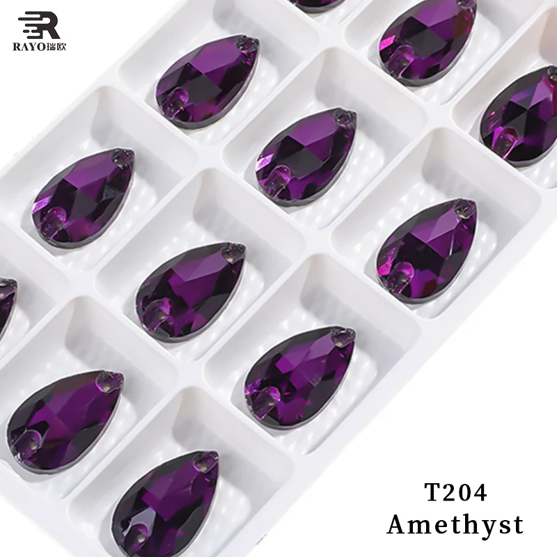 2025 Rayo New Glass Stone Sew-on Technique Flatback Rhinestones for ...