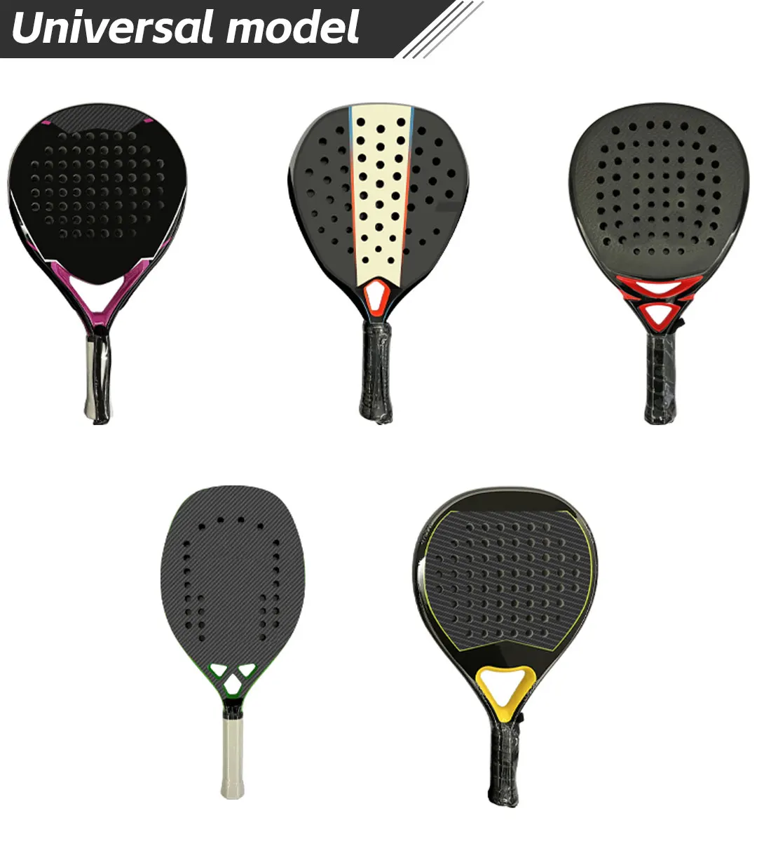 Professional Carbon Custom Beach Tennis Rackets Custom Beach Paddle ...