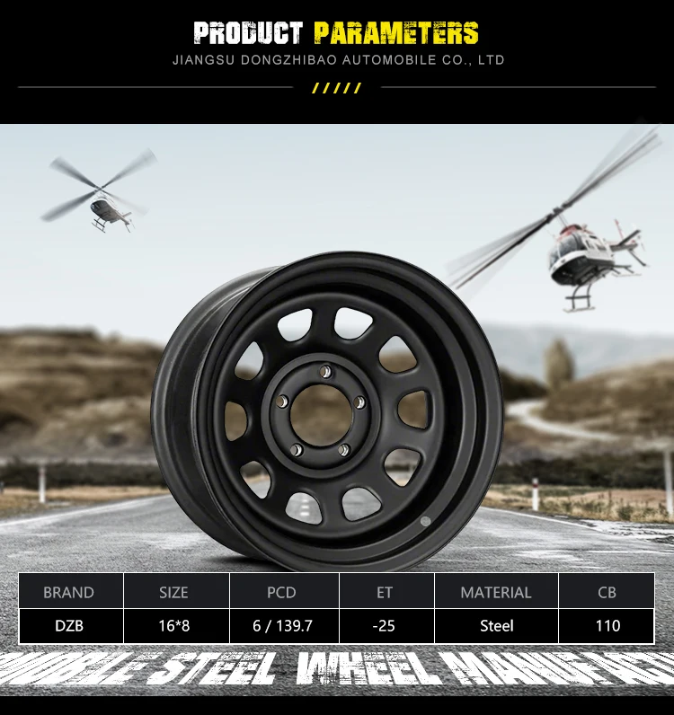 Large Size 4x4 Off-road Wheels 15*8 Inch For Suv 4x4 Wheels 6 Hole Pcd ...