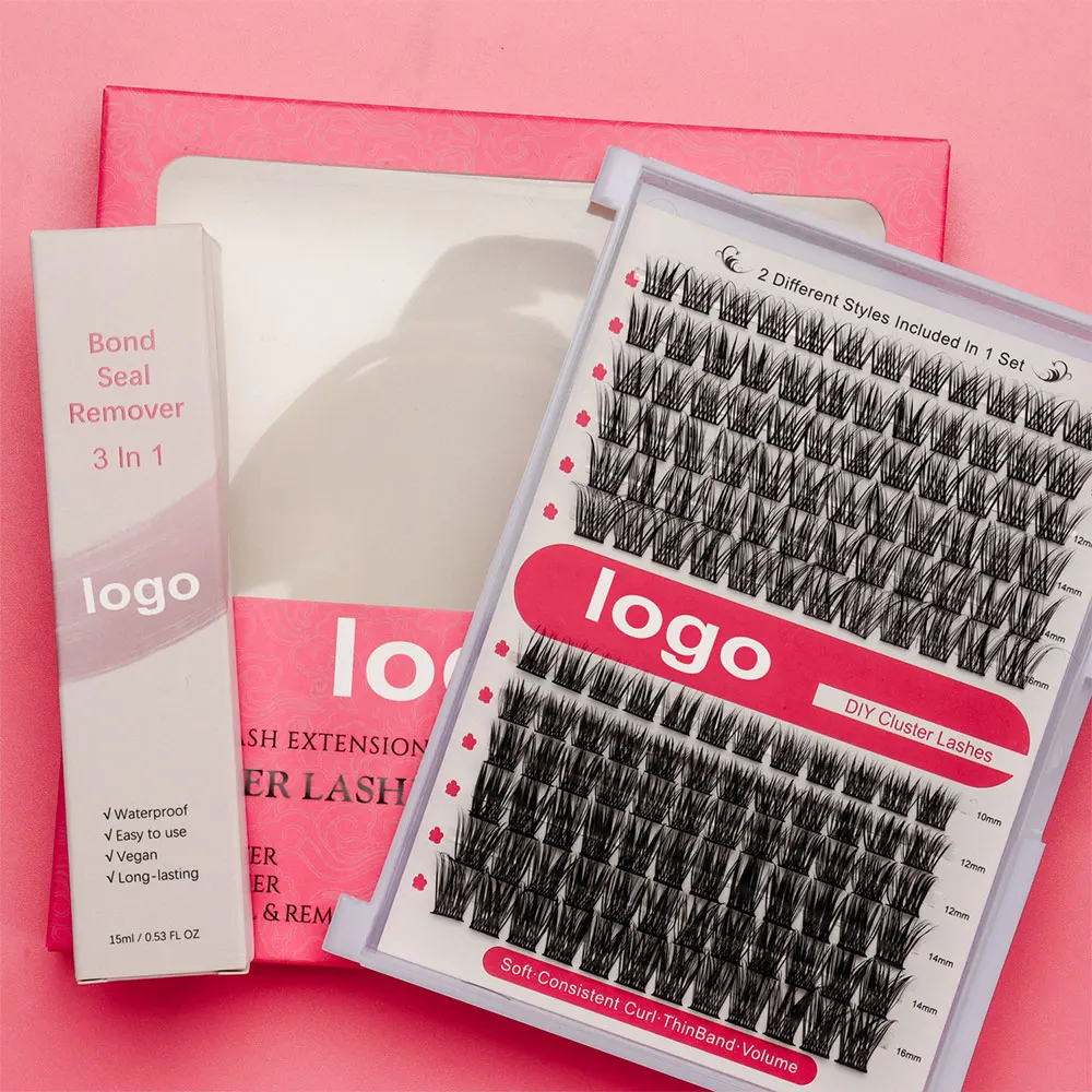 DIY Eyelash Extensions - Individual Cluster Eyelashes