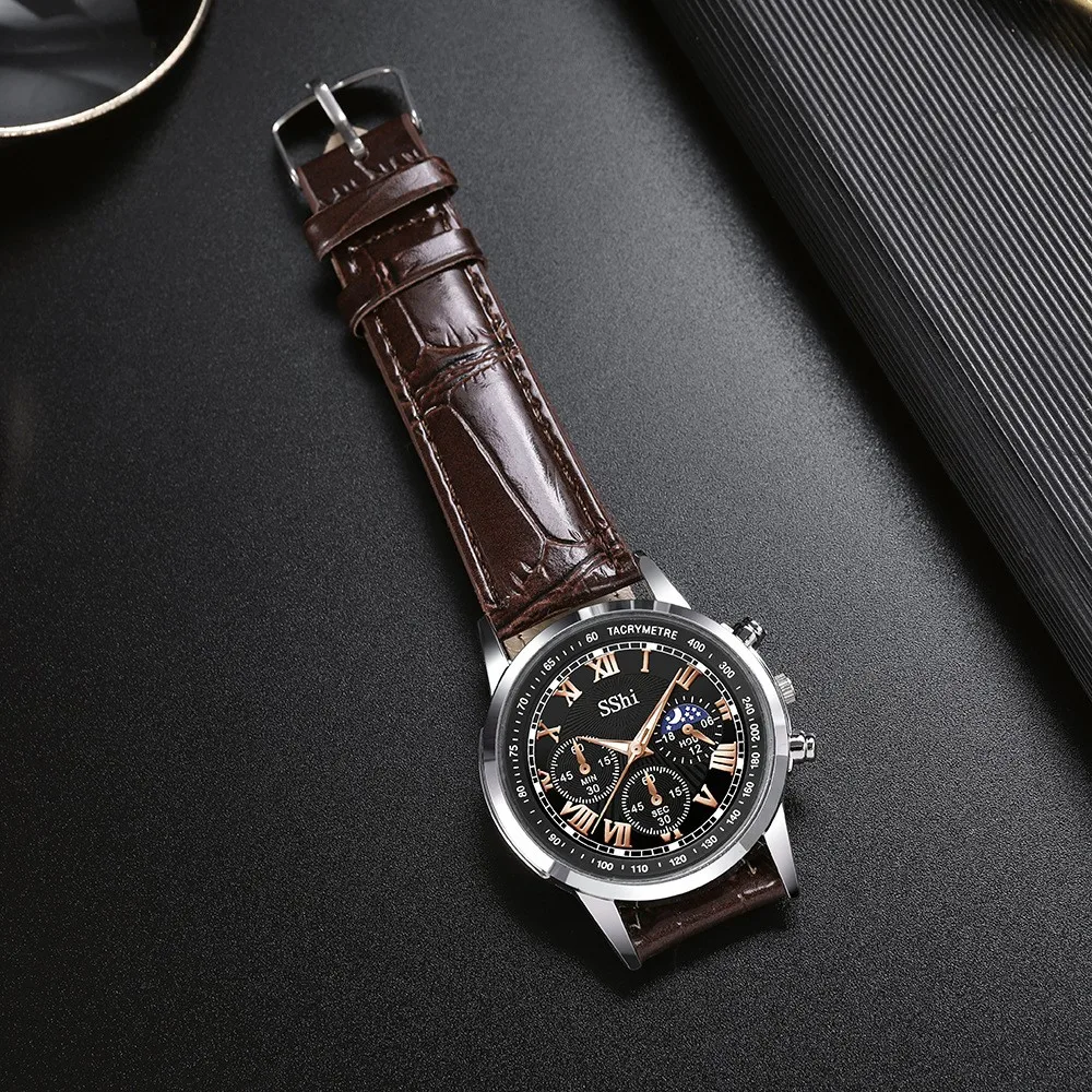 New Men's Watch Cross Border Platform Explosive Watch Men's Three Eyes ...