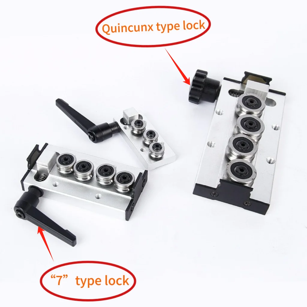 Double Axial Guide Rail Roller SGR10 Series Cnc Linear Guide Rail Block ...
