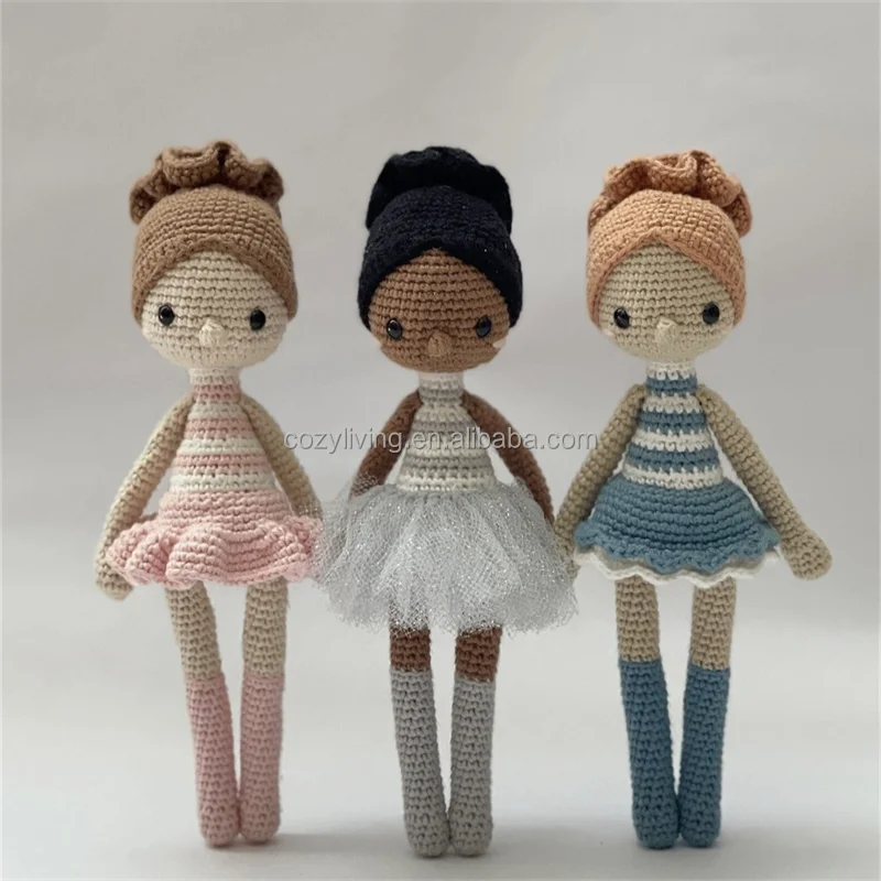 Handmade Amigurumi Doll Crochet Ballerina Girls Crochet Doll For Girls ...