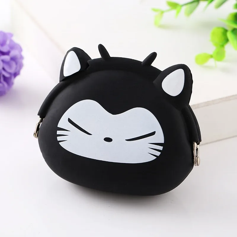 Factory Kawaii Mini Silicone Coin Bag Cute Wallet Cartoon Animal Small ...
