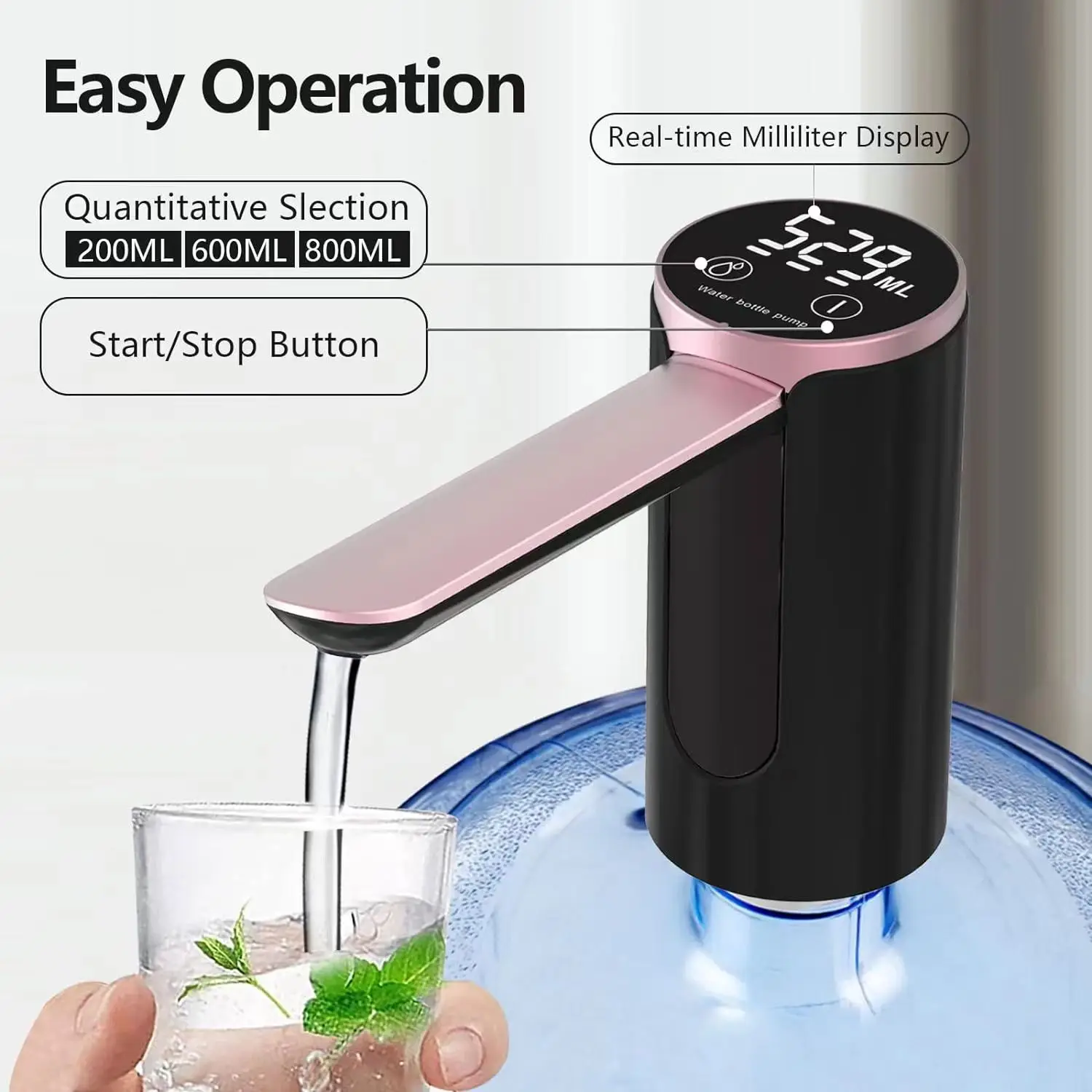2024 Intelligent Wireless Water Dispenser Pump - Portable & Efficient