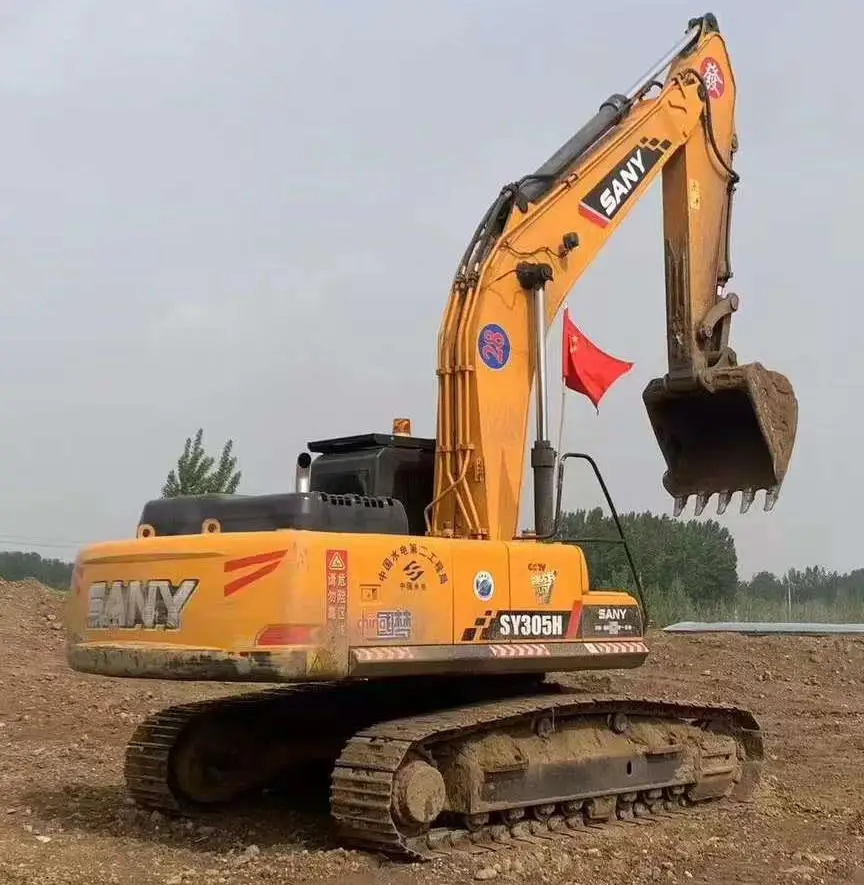 30-ton Heavy Excavator New Chinese Efficient Sy305h Used Large ...