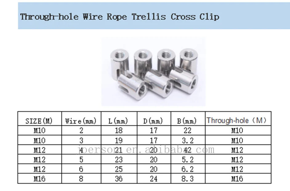 Stainless Steel 316 Wire Rope Cross Clamp L Type Angle Adjustment Rope ...