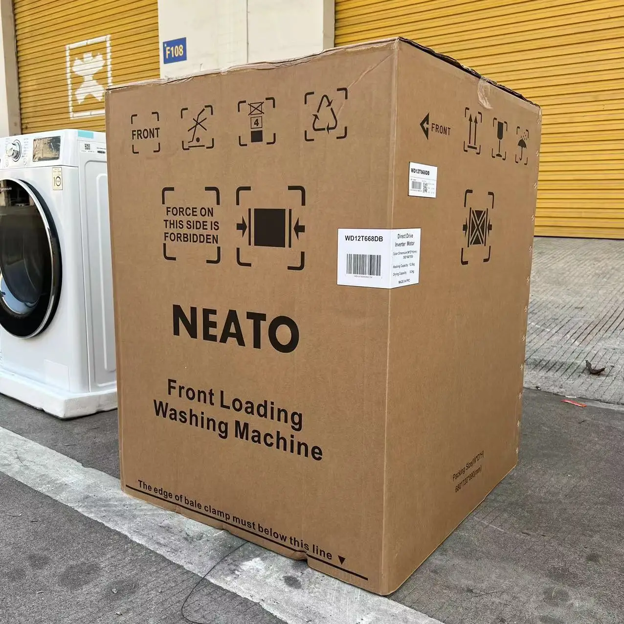 8-12kg Automatic Washing Machine Function Single-tube Front-loading ...