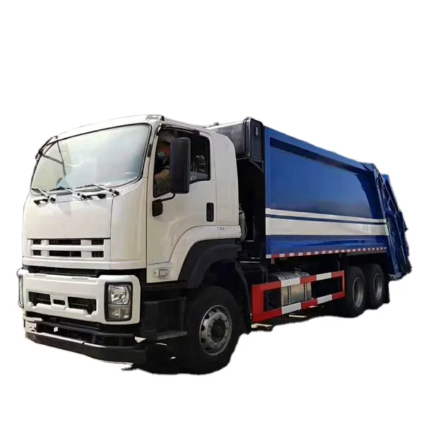 ISUZU rear load compressor garbage compactor waste disposal collection ...