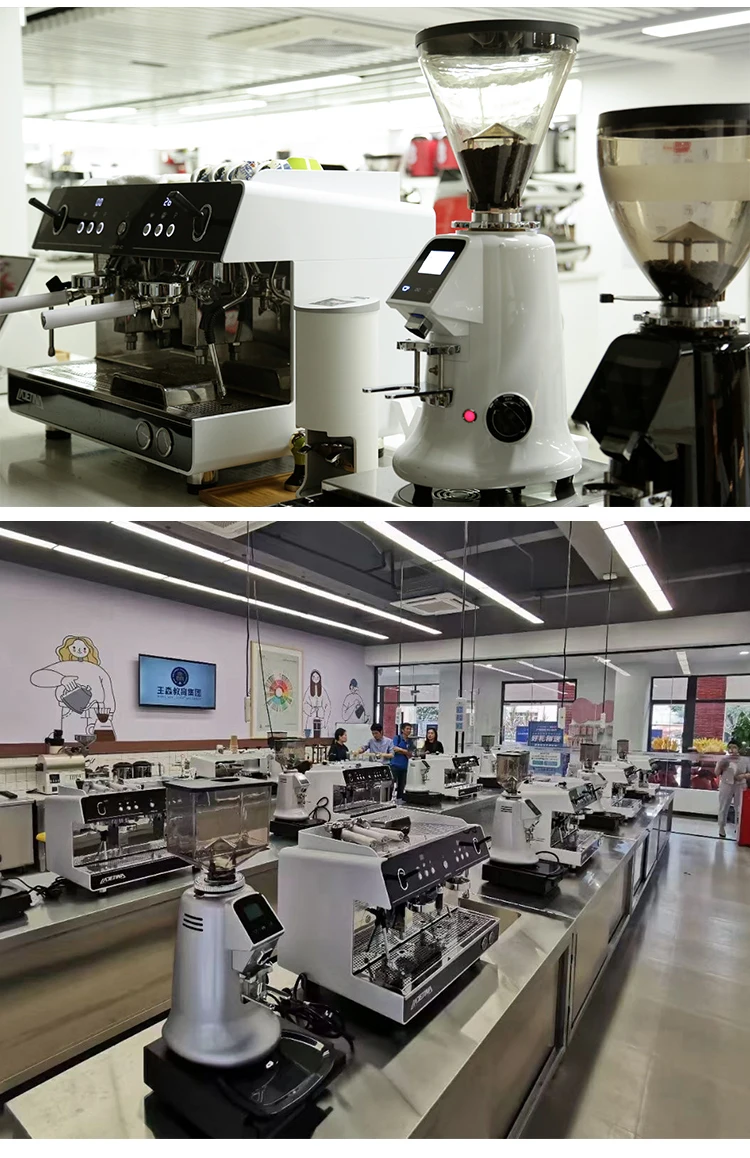 LHH600AD Espresso Coffee Grinder - Avocado Green LED Screen