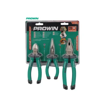 Prowin Heavy Duty Manual Hand Tool 3pcs Long Nose Needle Cable Cutter ...
