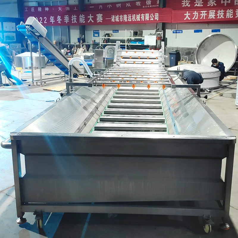 Complete 500kgs Mango Pulp Washing Sorting Machine Pineapple Peeling ...