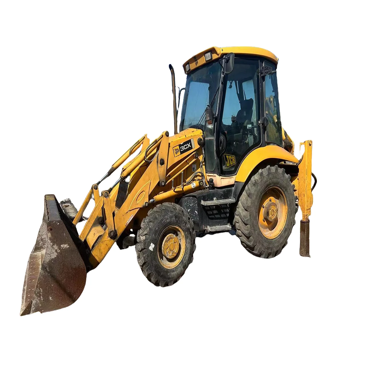 original paint JCB Wheel Backhoe Loader for sale used JCB 3CX backhoe ...