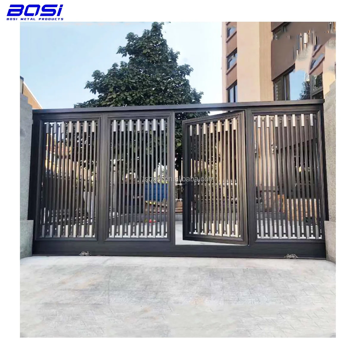 Customized Aluminum Sliding Gate for Villa Entrance