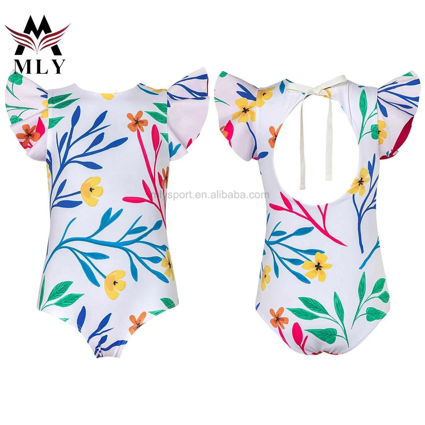 MLY Digital Printing One Piece Custom Kids Swimwear Girl Children ...