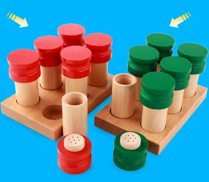 Chcc Montessori Sensory Olfactory Tube Olfactory Bottle Teaching Aids ...