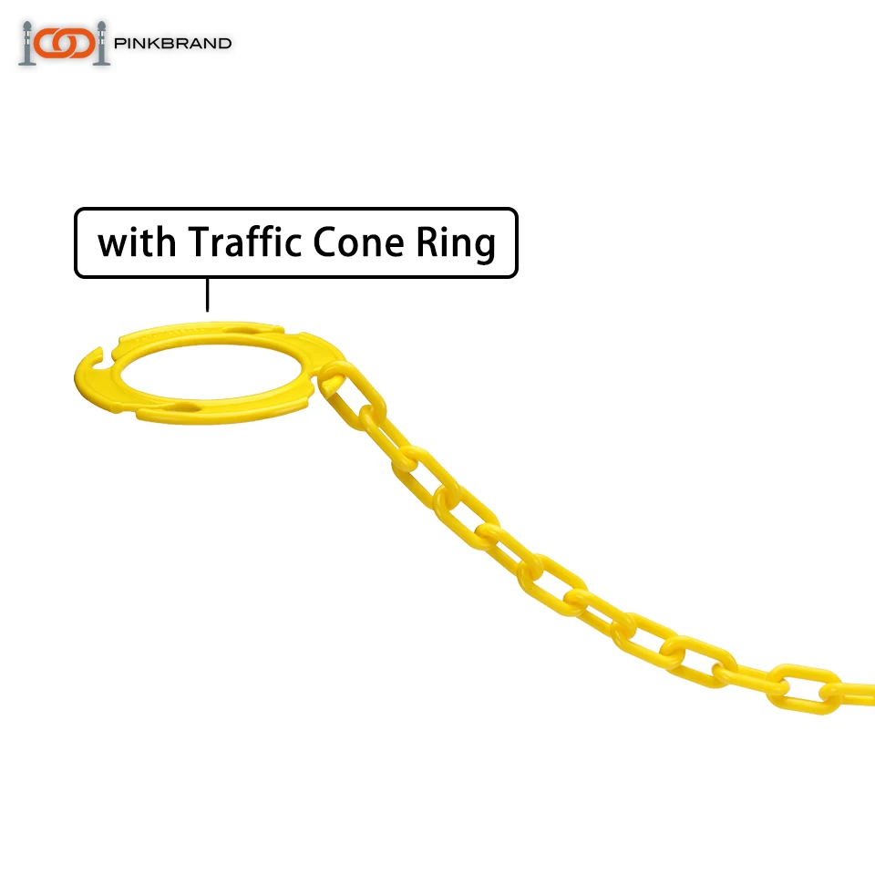 6mm X 100m Safety Plastic Short Post Chain On Carat For Nighttime ...