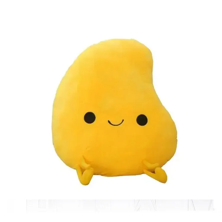 Creative Simulation Mango Plush Pillow Cushion Stuffed Fruit Vegetable ...