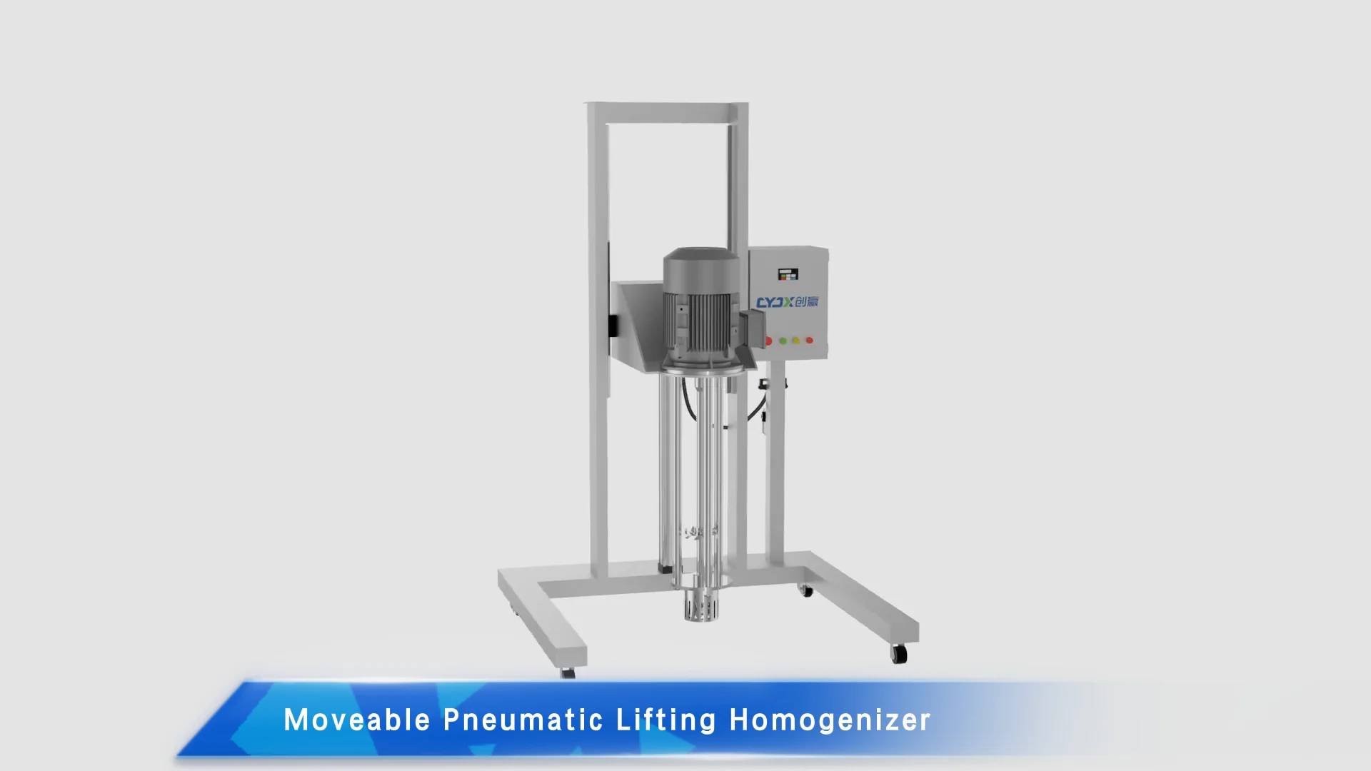 Movable High-shear Pneumatic/electric Lifting Homogenizer/dispersion ...