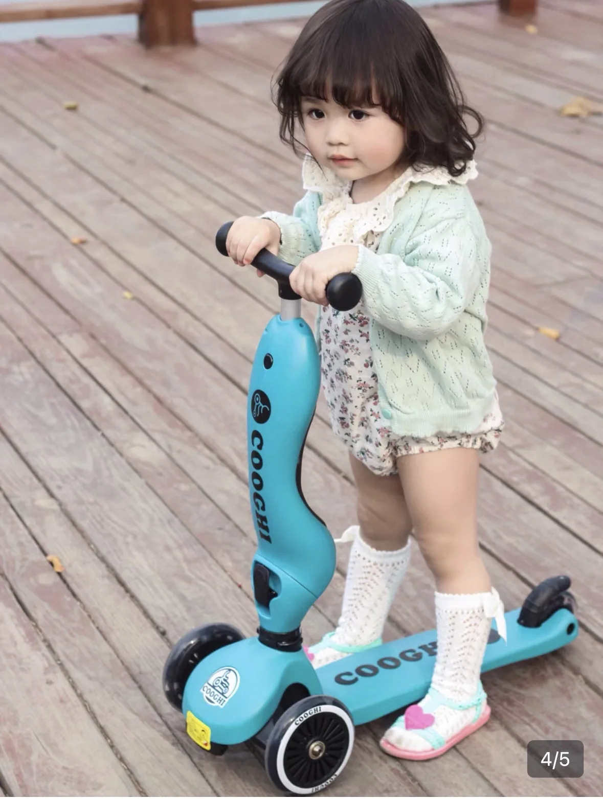 Children 2 in 1 Adjustable Seat Standing Tricycle Scooter
