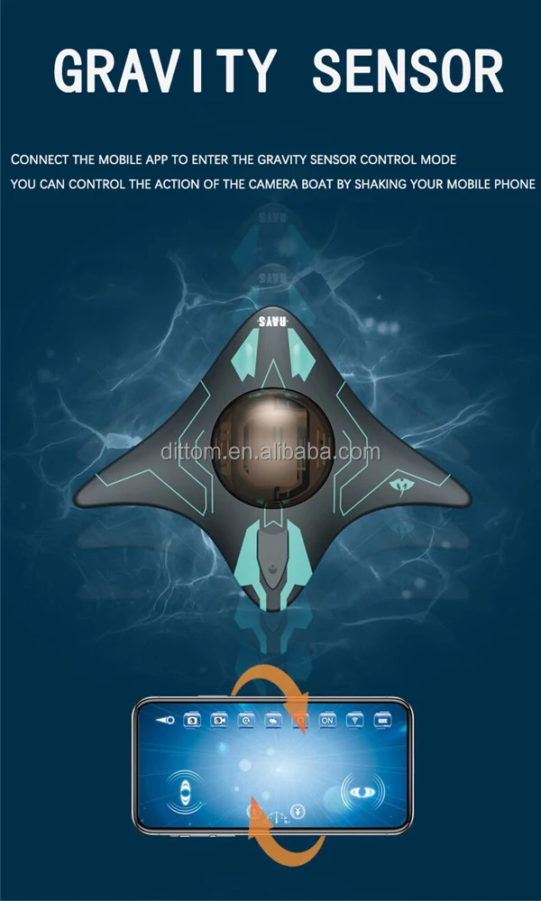 I-spy Camera Boat - Real-Time Underwater FPV Spy Vessel