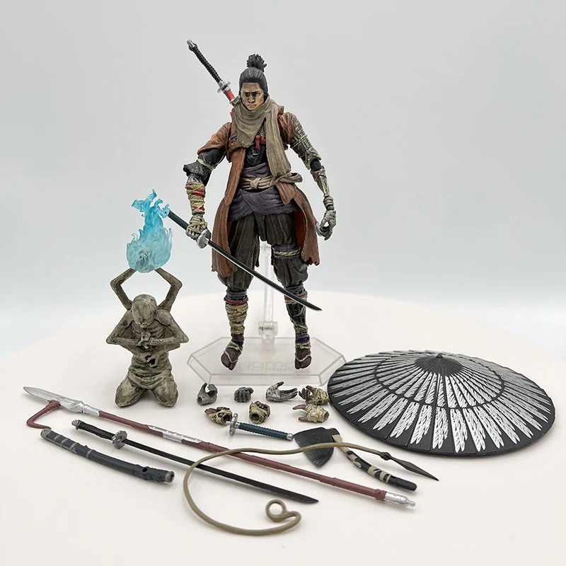 20cm Sekiro: Shadows Die Twice Anime Figure Figma #483-dx Sekiro Action ...