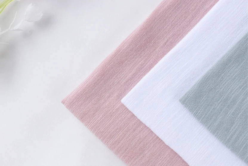 32s 130g Cotton Slub Jersey Fabric, Spring and Summer Clothing Fabric| Alibaba.com