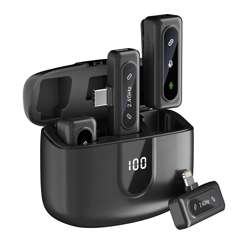 Collar Microphone Mobile Phone Live Broadcast Reception Noise Reduction ...