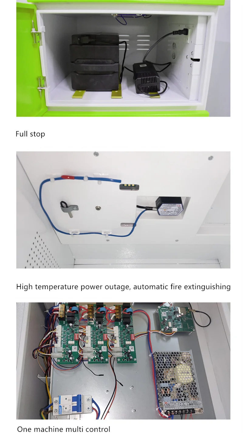 Scan Qr Code E Scooter Battery Charging Cabinet Solar Battery Storage ...