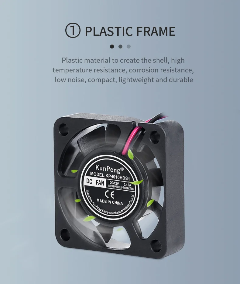 40mm Dc Exhaust Fan 5v 12v High Speed Axial 4010 40x40x10mm Brushless ...