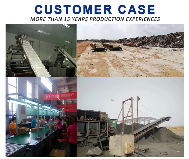 Horizontal Belt Conveyor for Firewood and Corn Powder/fixed Conveying ...