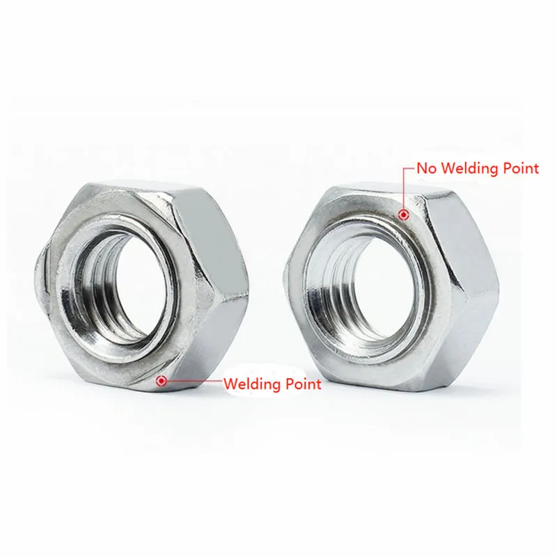 Wholesale Hexagon Weld Nut High Strength Grade 8.8 M6 1/4-20 Inch Size ...