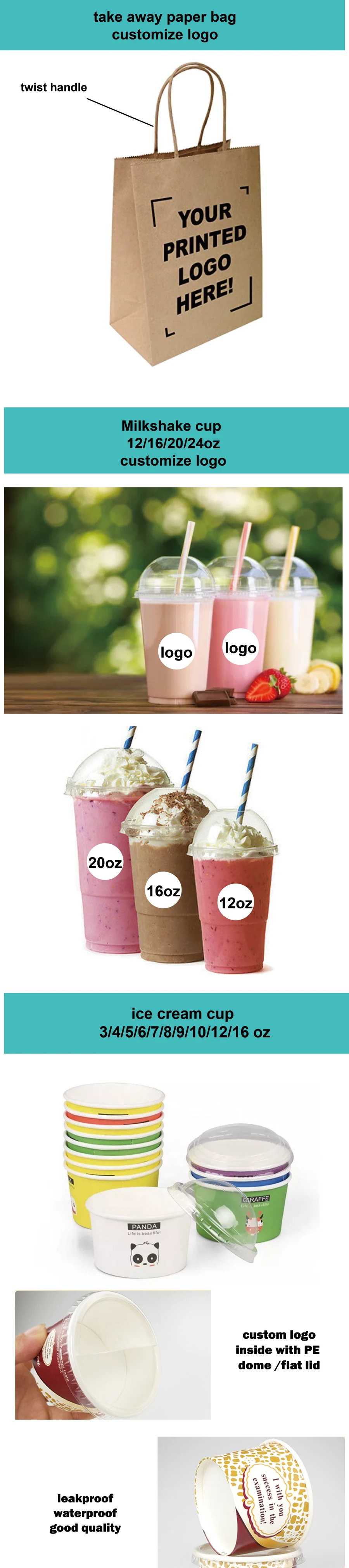 Custom Print Logo Ecofriendly Food Grade Cardboard Waffle Stick Box ...