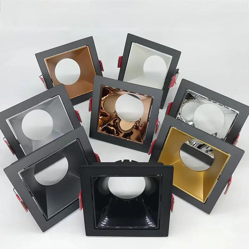Spotlight Square Replaceable Frame Spotlight Accessories For Gu10 Mr16 ...
