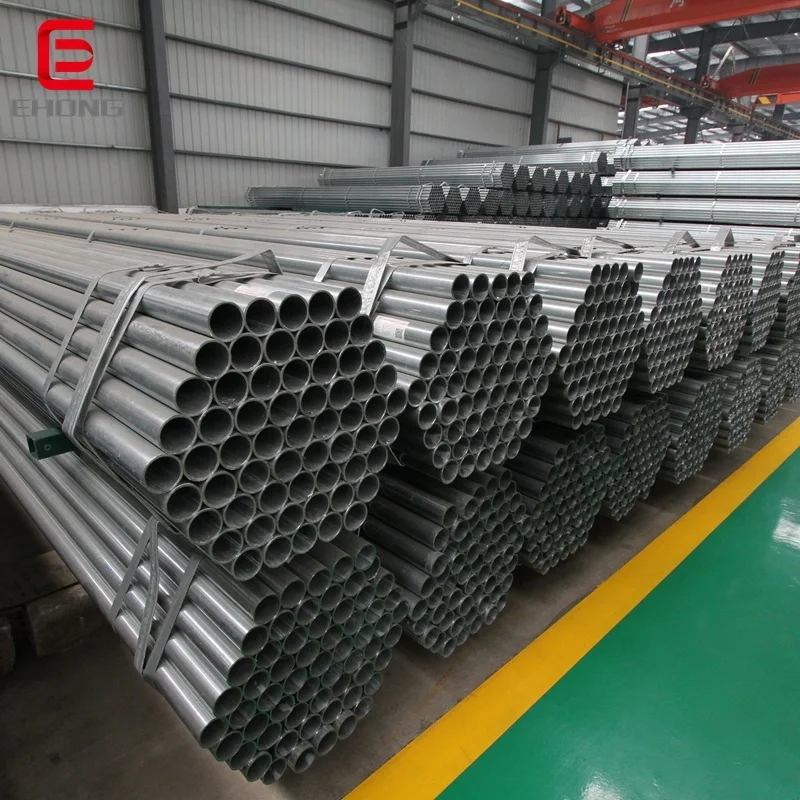 Q195 Galvanized Round Fence Steel Pipe Galvanized Scaffolding Steel ...