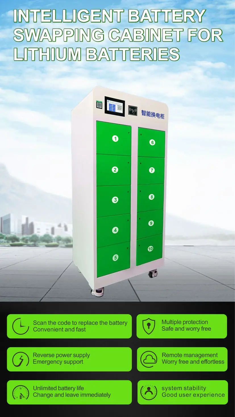 Public Charging Cabinet Battery Exchange Module Motorcycle Electric ...