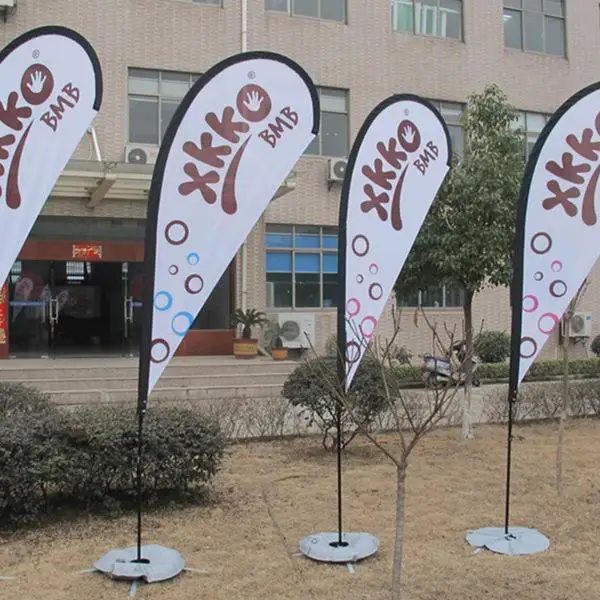 Flexible Aluminum Fiberglass Beach Flag Pole Flagpoles For Teardrop